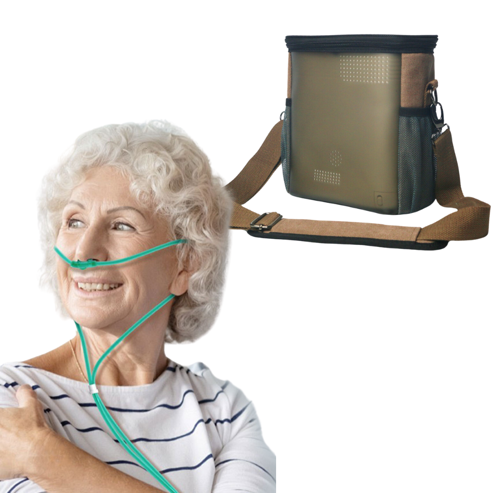 5L Portable Oxygen Concentrator | 2.5 Hours Battery | 90% High Purity ...