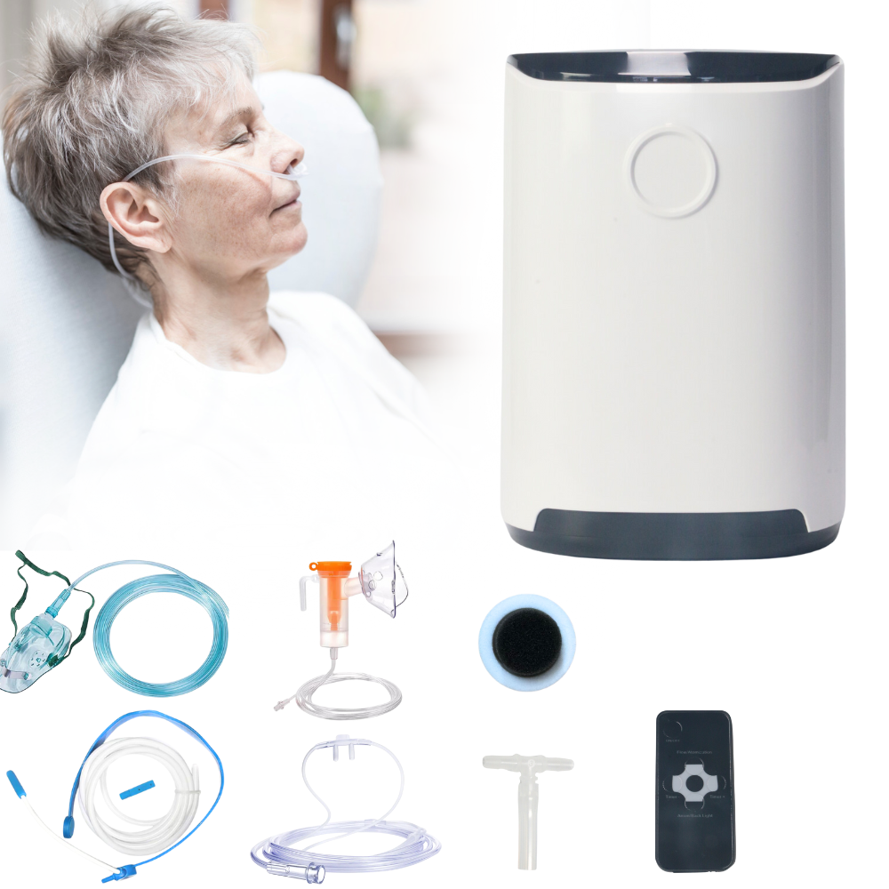1-9 Liters Adjustable Oxygen Concentrator For Two People Use | 93% ...