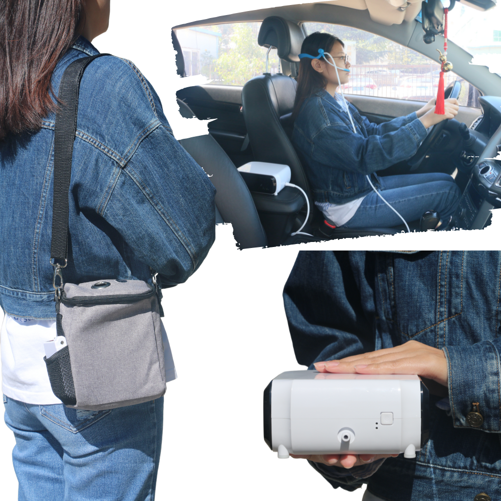 3L/min Mini Portable Oxygen Concentrator With Rechargeable Battery ...