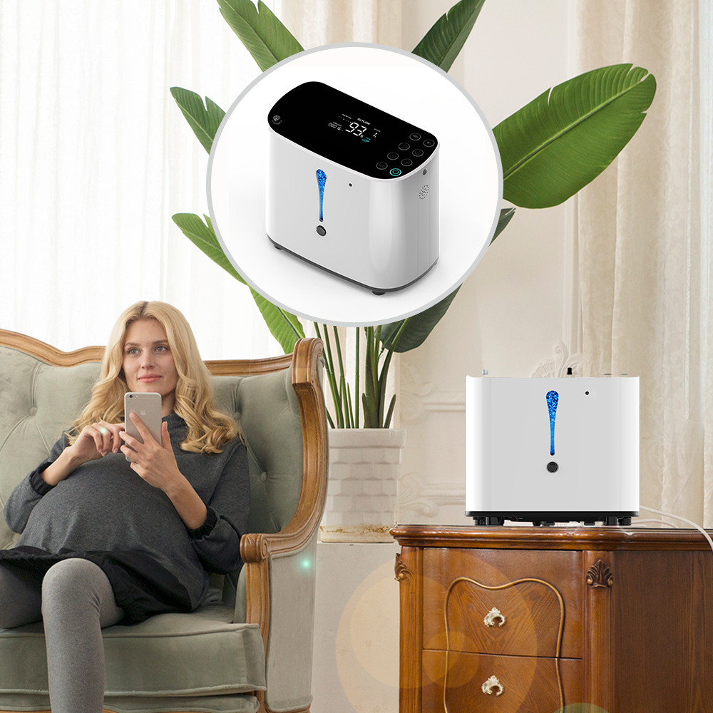 Home Use 6L Ultra-Quiet Oxygen Concentrator | Continuous Flow Oxygen ...